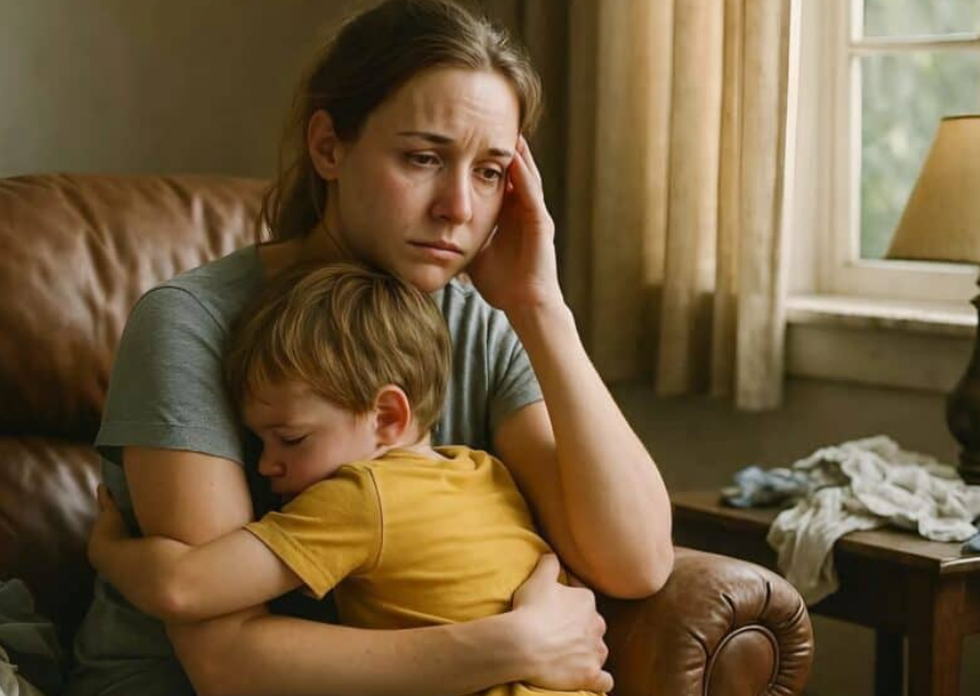 I came home from work, and my son hugged me, broke down in tears, and ...